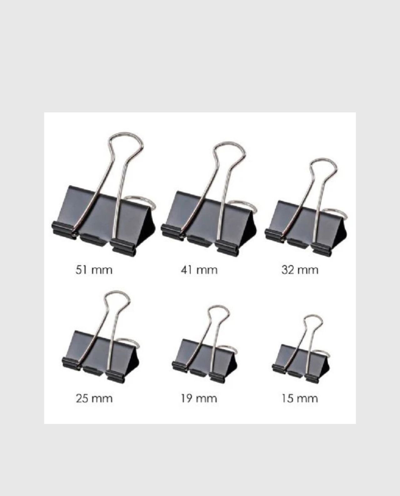 Binder Clips Pack Of 12 Filesindia